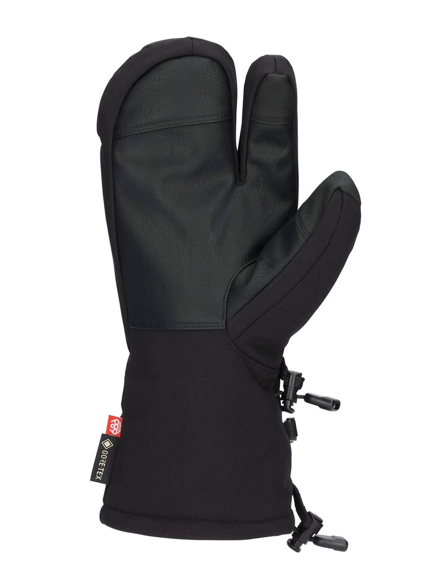 686 GORE-TEX LINEAR TRIGGER SNOWBOARD MITTS - BLACK - 2026 – Boardwise
