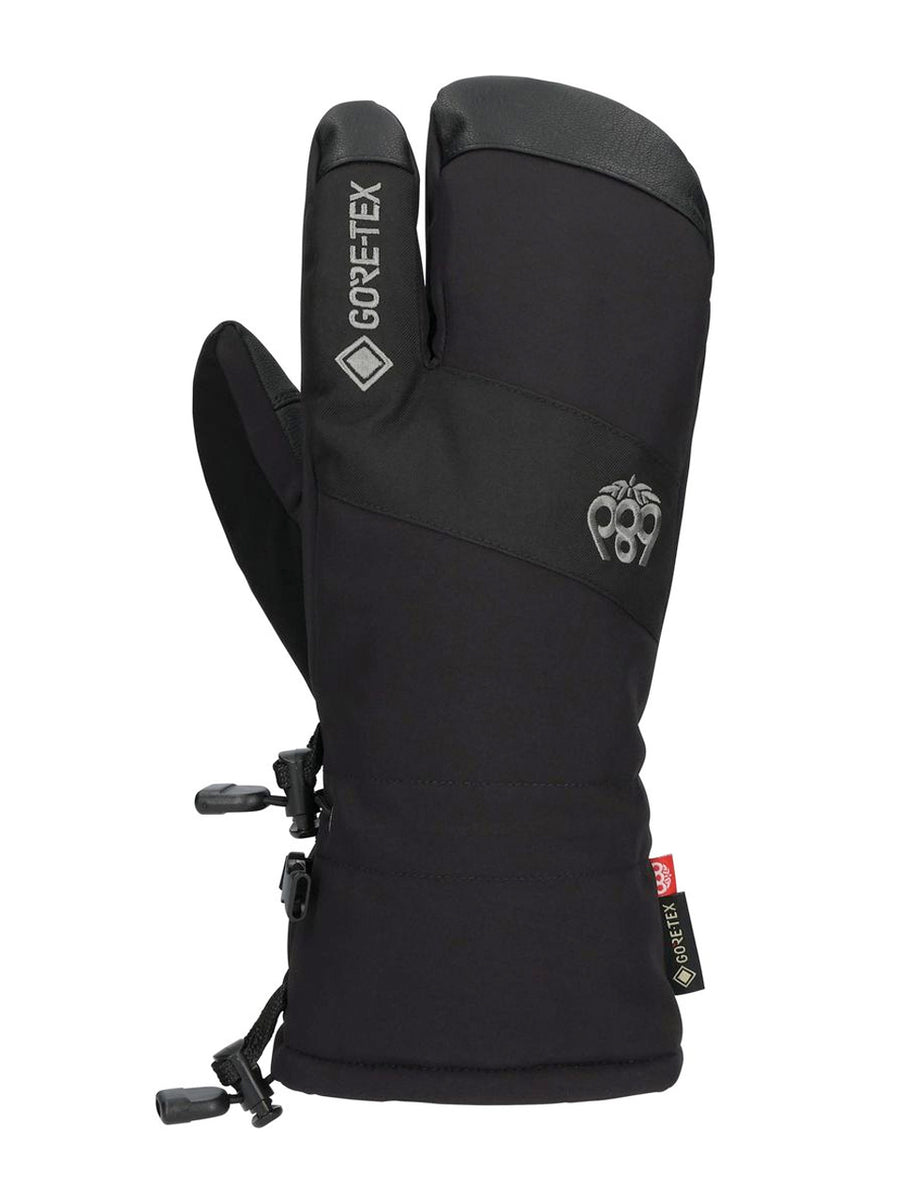686 GORE-TEX LINEAR TRIGGER SNOWBOARD MITTS - BLACK - 2026 – Boardwise