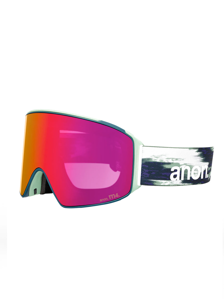 ANON M4 CYLINDRICAL SNOWBOARD GOGGLES - FAMILY TREE/SUNNY RED - 2026 ...
