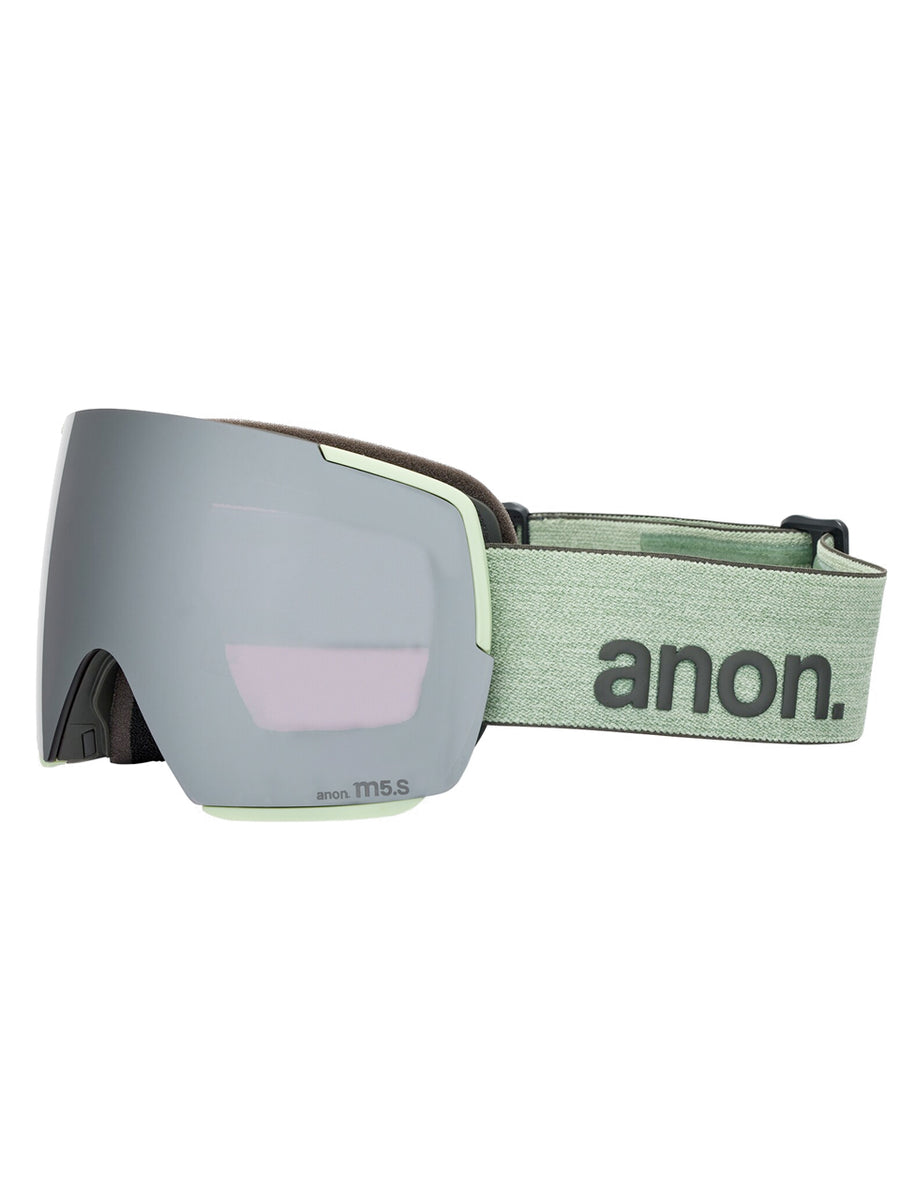 ANON M5S SNOWBOARD GOGGLES - SOFT SAGE/SUNNY ONYX - 2026 | BOARDWISE ...