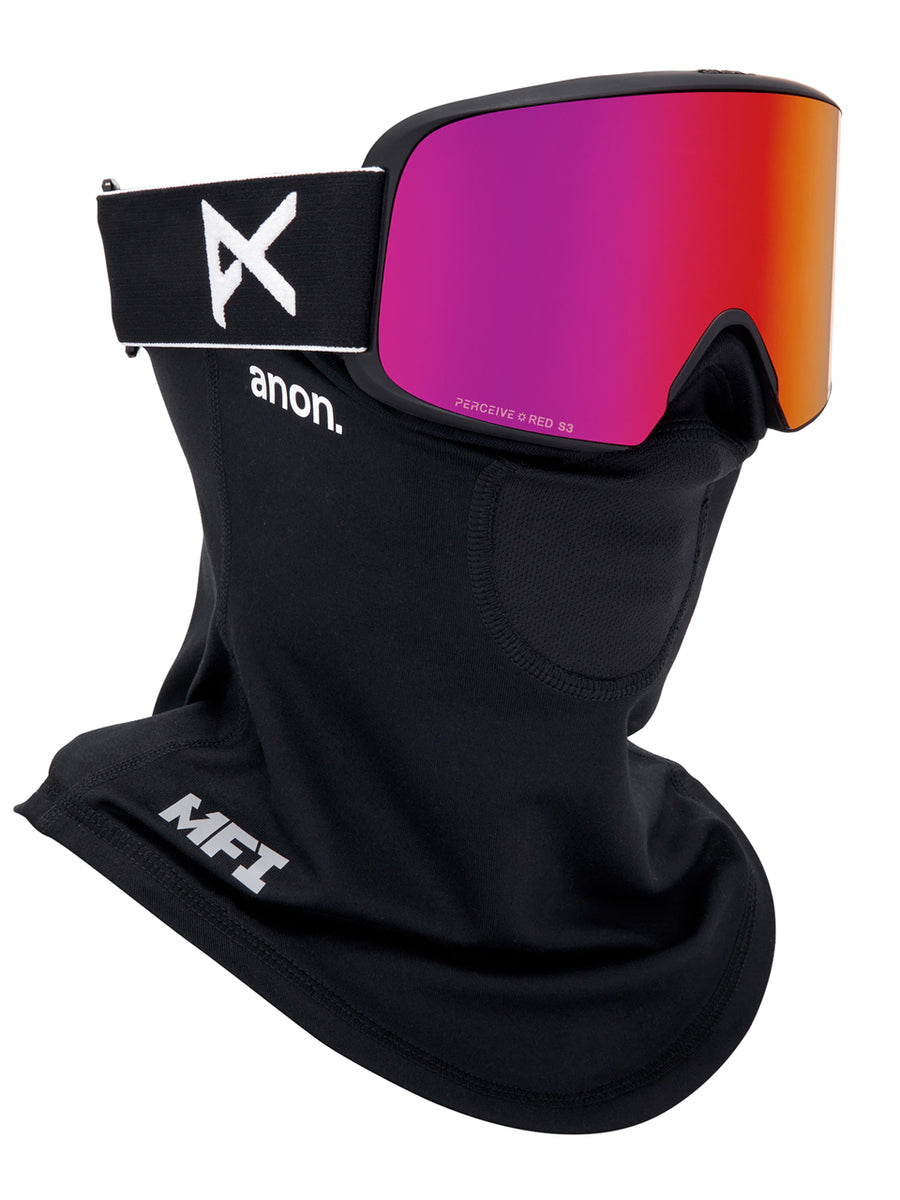 ANON M6 SNOWBOARD GOGGLES - BLACK/SUNNY RED - 2026 | BOARDWISE – Boardwise