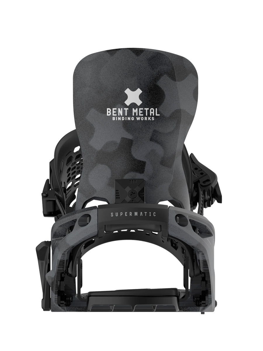 BENT METAL LIGHTNING SUPERMATIC SNOWBOARD BINDINGS - BLACK - 2026 ...