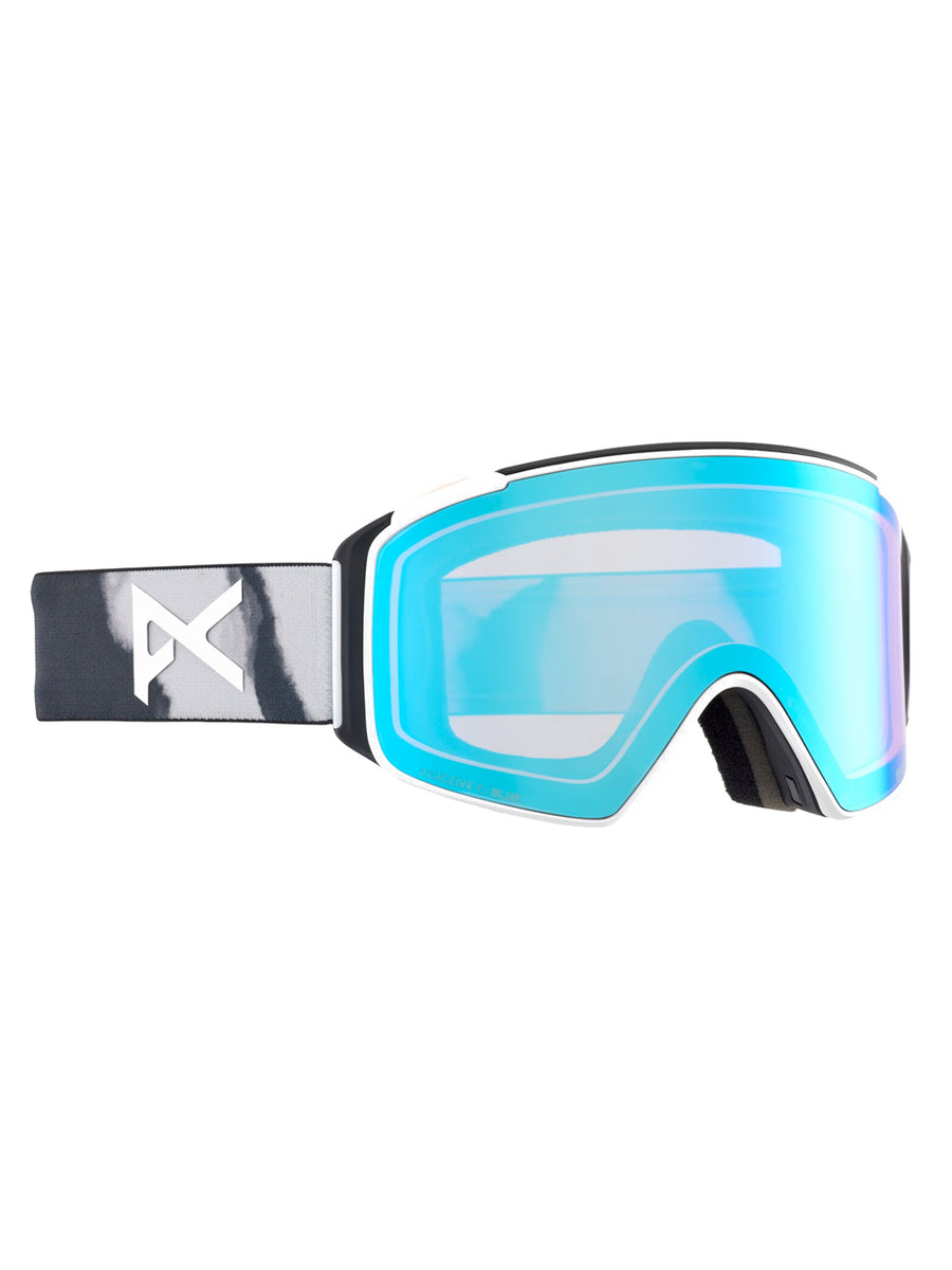 ANON M4S CYLINDRICAL SNOWBOARD GOGGLES - FAMILY TREE VARIABLE BLUE ...