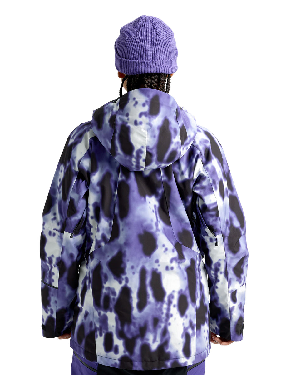 BURTON WOMENS RESERVE GORE-TEX 2L INSULATED SNOWBOARD JACKET - PRISM ...