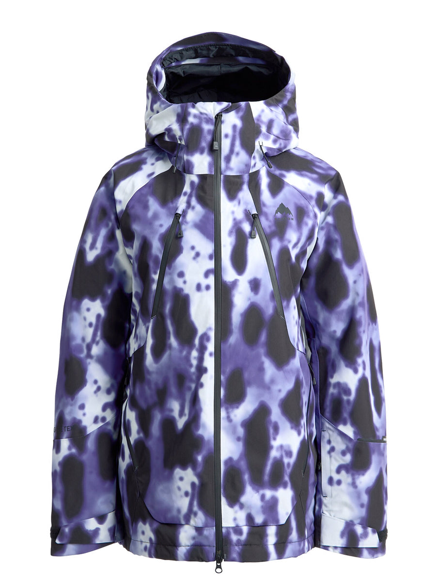 BURTON WOMENS RESERVE GORE-TEX 2L INSULATED SNOWBOARD JACKET - PRISM ...