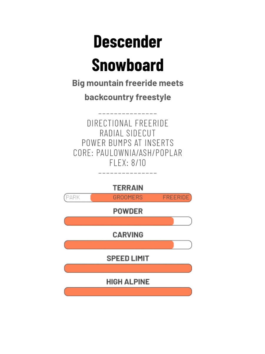 STRANDA DESCENDER WIDE SNOWBOARD - 2026 – Boardwise