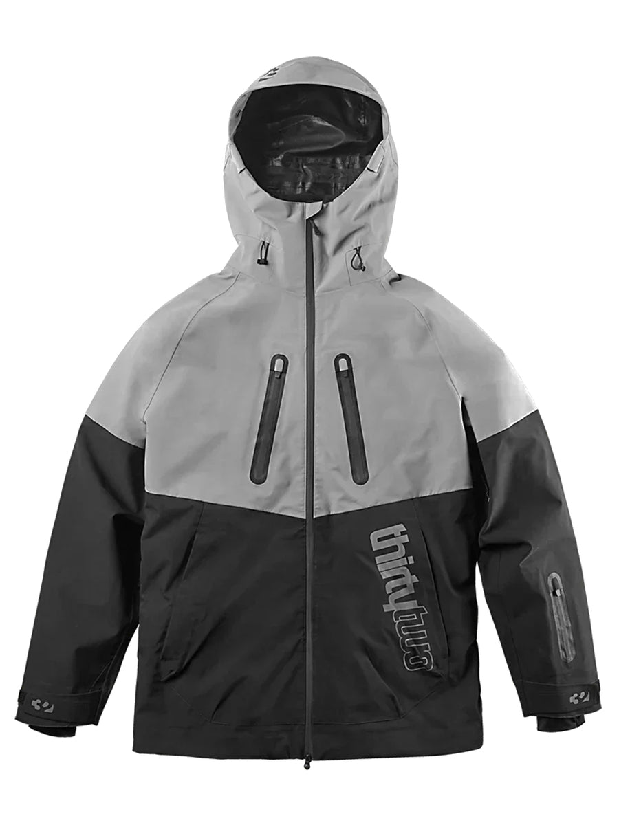 THIRTYTWO TM-3 RECYCLED SNOWBOARD JACKET - BLACK/GREY - 2026 ...