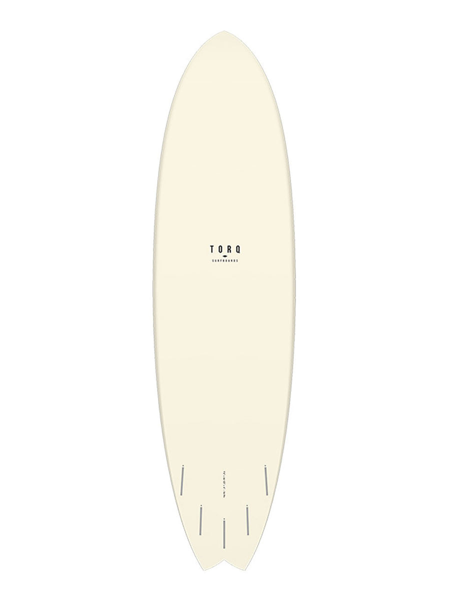TORQ MOD FISH 6'10" SURFBOARD - CREAM FIBRE PATTERN – Boardwise