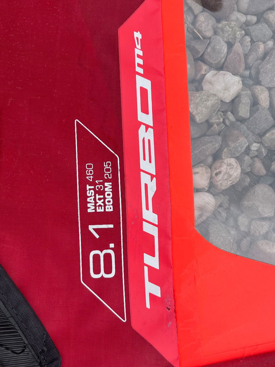 2023 Severne Turbo M4 8.1 m2 Red – Boardwise