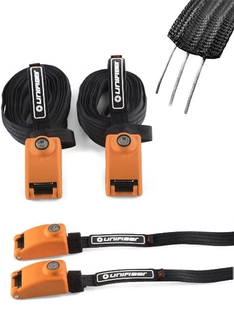Unifiber Lockable Steel Reinforced Tie-Down Straps – Boardwise